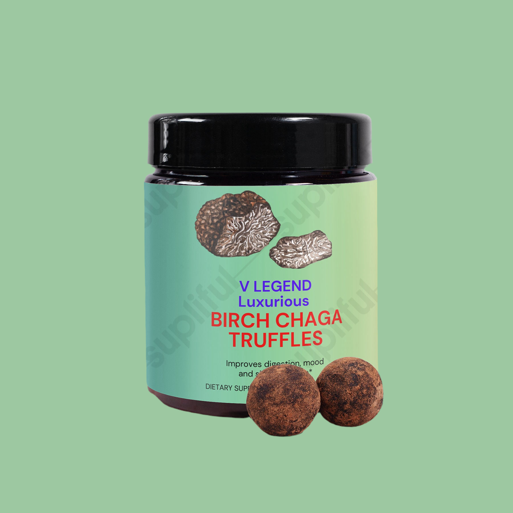 V Legend Luxury Birch Chaga Truffles ( REAL 30 TRUFFLES) – V Legend ...
